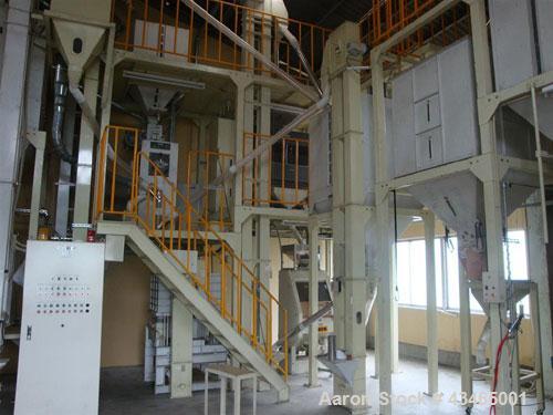 UsedComplete Rice Milling Plant. Includes the following equipment: