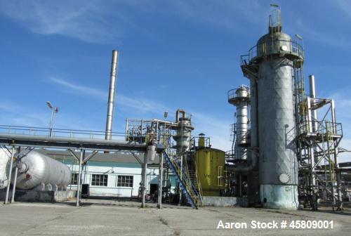 Used Vacuum Distillation and Bitumen Production Line. Processing capa