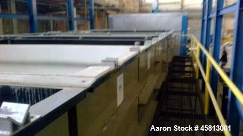 Used 9 Stage Plating Line. Includes drop basket, trolley, controls.