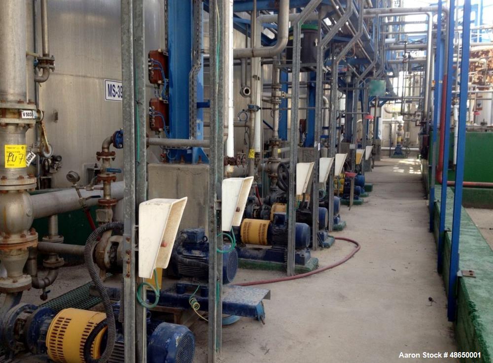 Used 250,000 Liquid Sugar Refinery from Raw Sugar. The factory produc