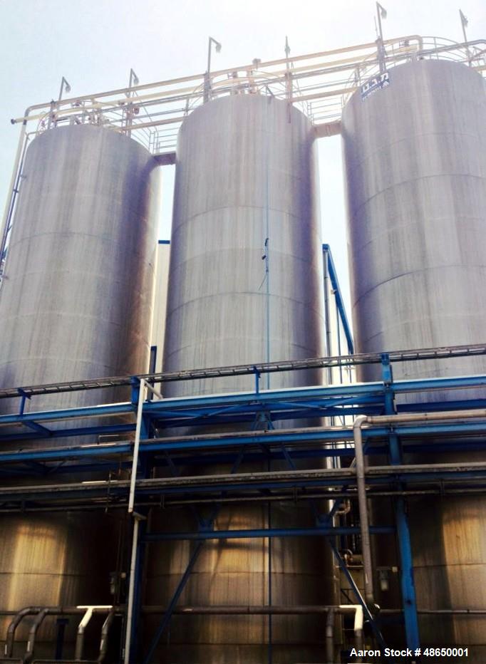 Used 250,000 Liquid Sugar Refinery from Raw Sugar. The factory produc