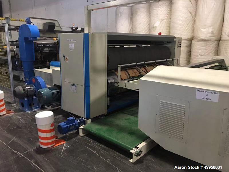 Used Cardboard Converting Line. Consisting of Mallet Cardboard Feeder