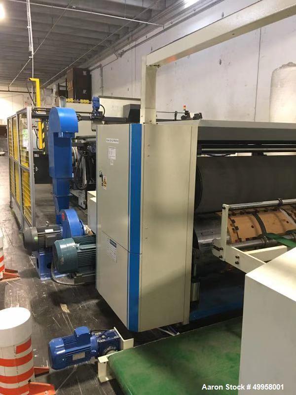 Used Cardboard Converting Line. Consisting of Mallet Cardboard Feeder