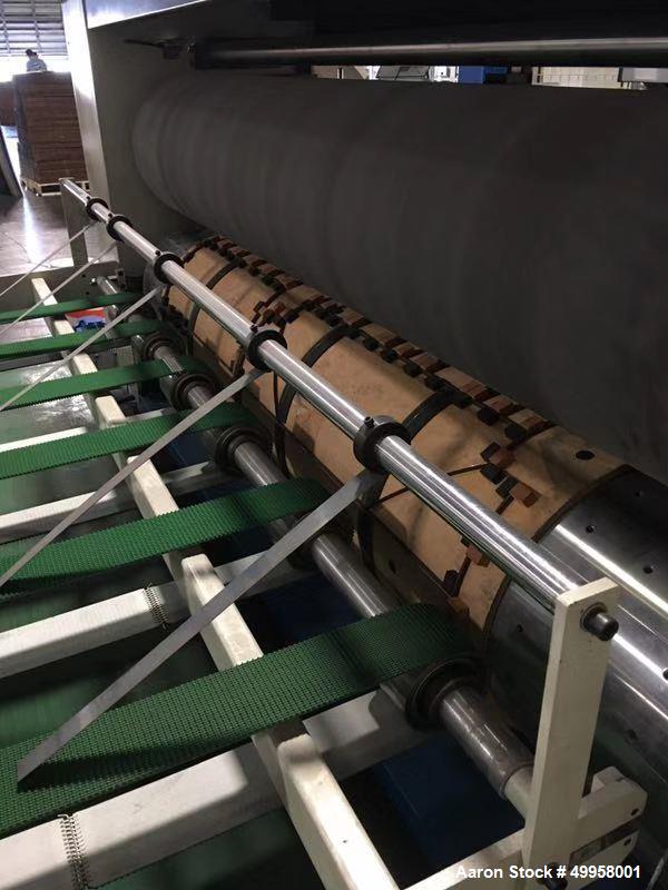 Used Cardboard Converting Line. Consisting of Mallet Cardboard Feeder