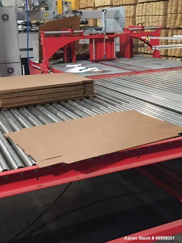 Used Cardboard Converting Line. Consisting of Mallet Cardboard Feeder