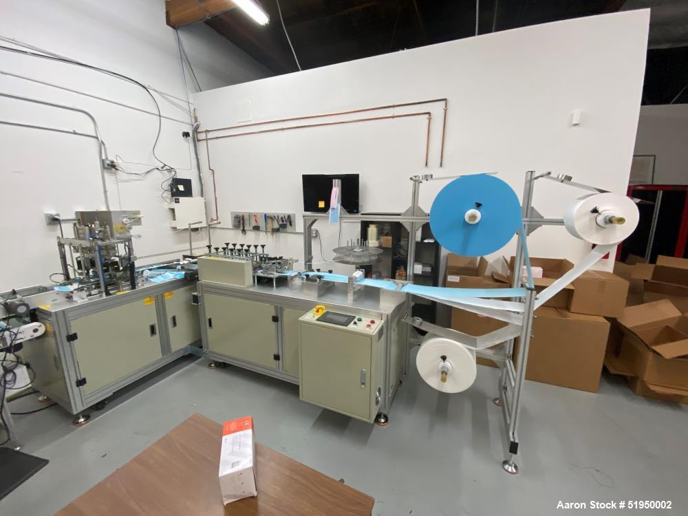 UsedGuangdong Topstar Disposable Mask Machine; Produces Three Layer M