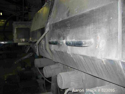 USED: Comac extrusion line. (1) RM mixing, ribbon blender installed a