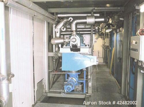 Used2 Stage Sludge Drying Plant, installed in (4) 40' containers, cap