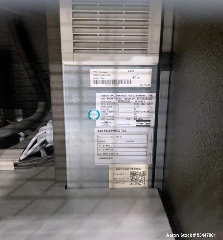 Unused- Atlas Copco Oil-injected Screw Compressor, Model GA30FF. 187.