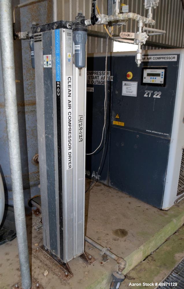 Used Atlas Copco CD32 Air Dryer, Model 1624-0232-80. Rated 68 SCFM at