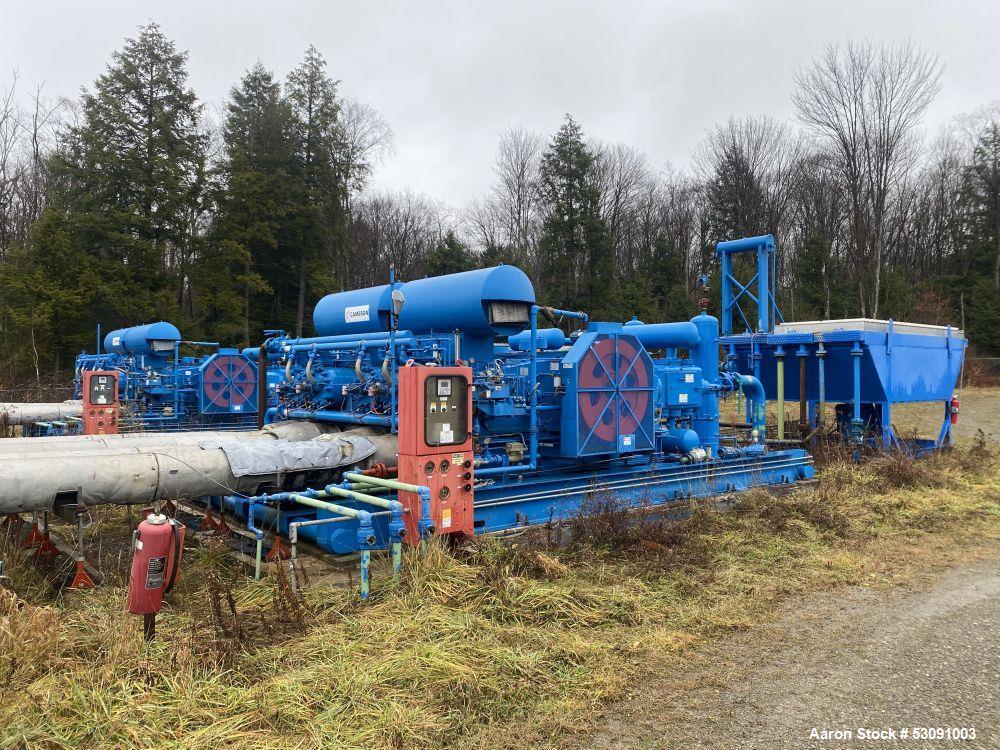 Used- Skid Mounted Gas Compressor 800 HP, 15 Foot