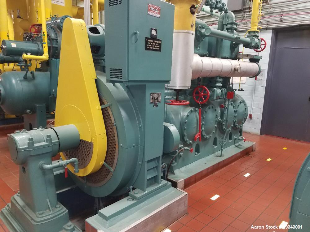 Used Frick Reciprocating Compressor, Model 11 x 10. 4 cylinder with 3