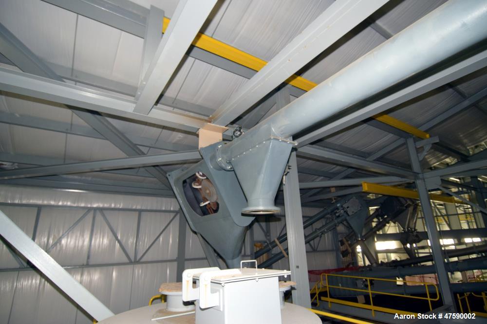 Unused- Hapman 12" Diameter Closed Tube Drag Conveyor, Carbon Steel.