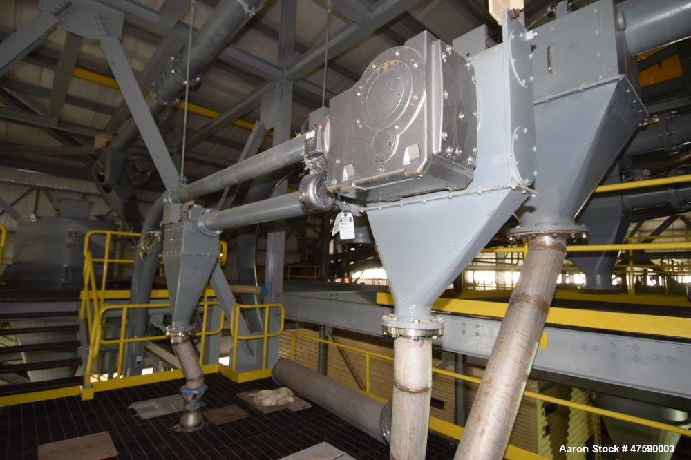 Unused- Hapman 6" Diameter Closed Tube Drag Conveyor, Carbon Steel. A