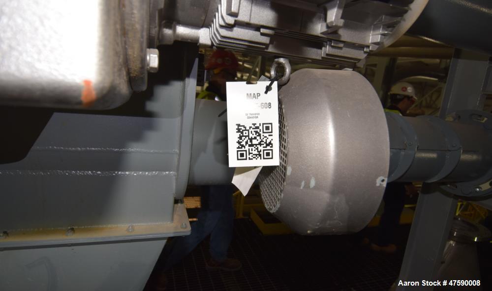 Unused- Hapman 10" Diameter Closed Tube Drag Conveyor, Carbon Steel.