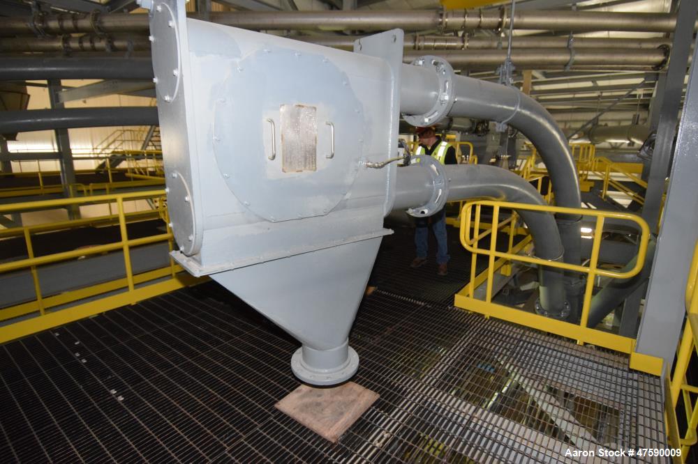 Unused- Hapman 10" Diameter Closed Tube Drag Conveyor, Carbon Steel.