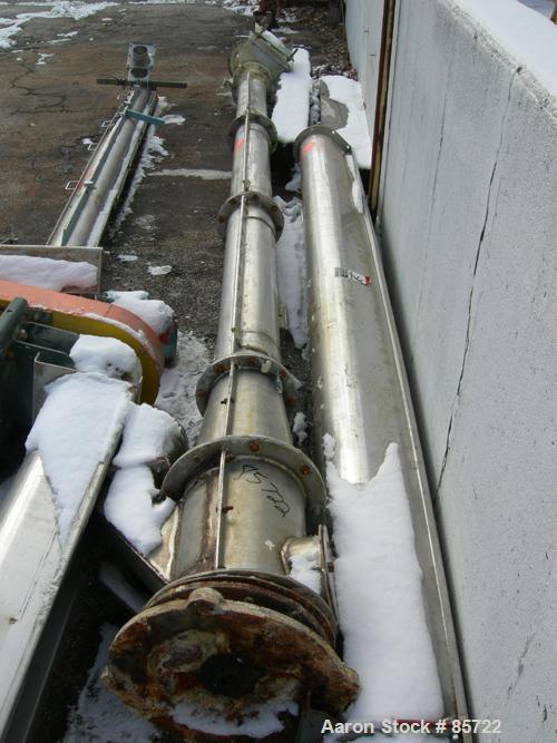 Used Hammond Products Vertical Screw Lift, 304 Stainless Steel. 6" di