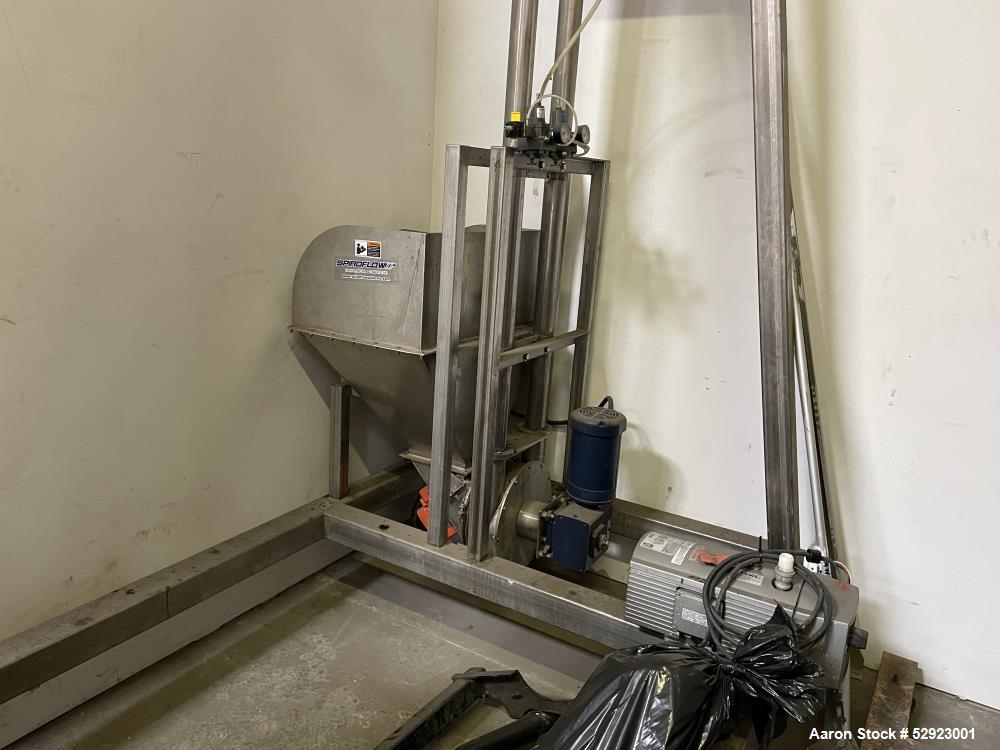 Used-SpiroFlow Conveyor, 316 Stainless steel, Ap