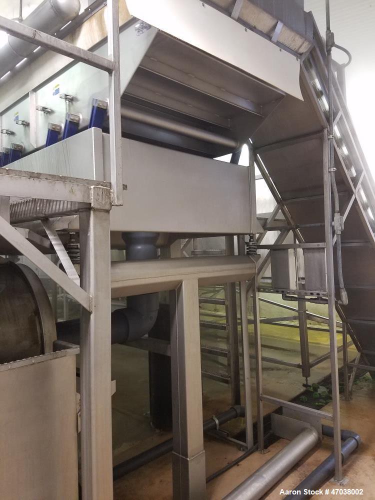 Used Key Iso-Flow Dewatering Vibratory Conveyor, Model S109638. Pan i