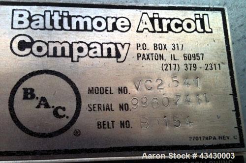 Used Baltimore Aircoil BAC Series V Evaporative Condenser, Nominal 54