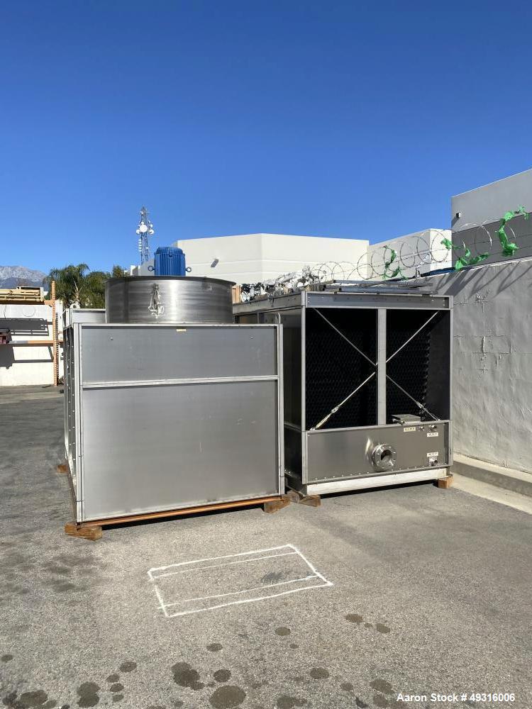 Used- RER Open Cooling Tower, Model ROS-723G. 304 stainless steel