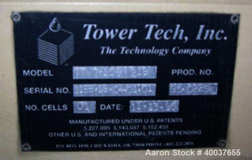 UsedTower Tech Inc Cooling Tower, 167 tons, model TT T.108.219, fiber