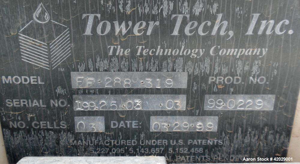 Used Tower Tech Modular Cooling Tower, approximately 2000 tons, model