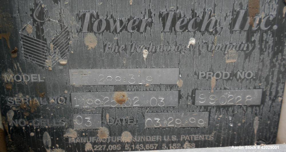 Used Tower Tech Modular Cooling Tower, approximately 2000 tons, model