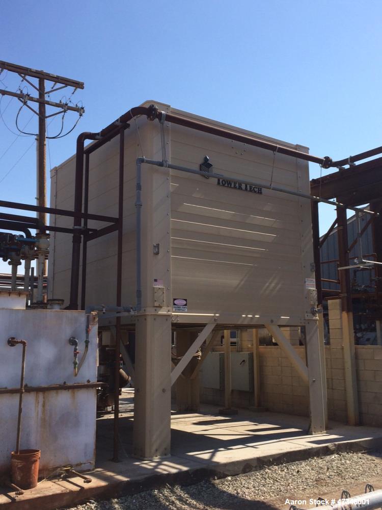 Used Tower Tech Inc. Cooling Tower, 600 Tons, Model TTXE-04, Fibergla