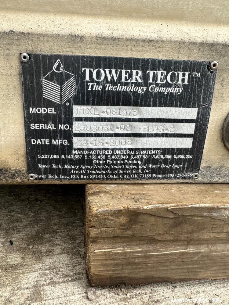 Used Modular FRP Cooling Tower by Tower Tech | Open Circuit | 1800 GPM