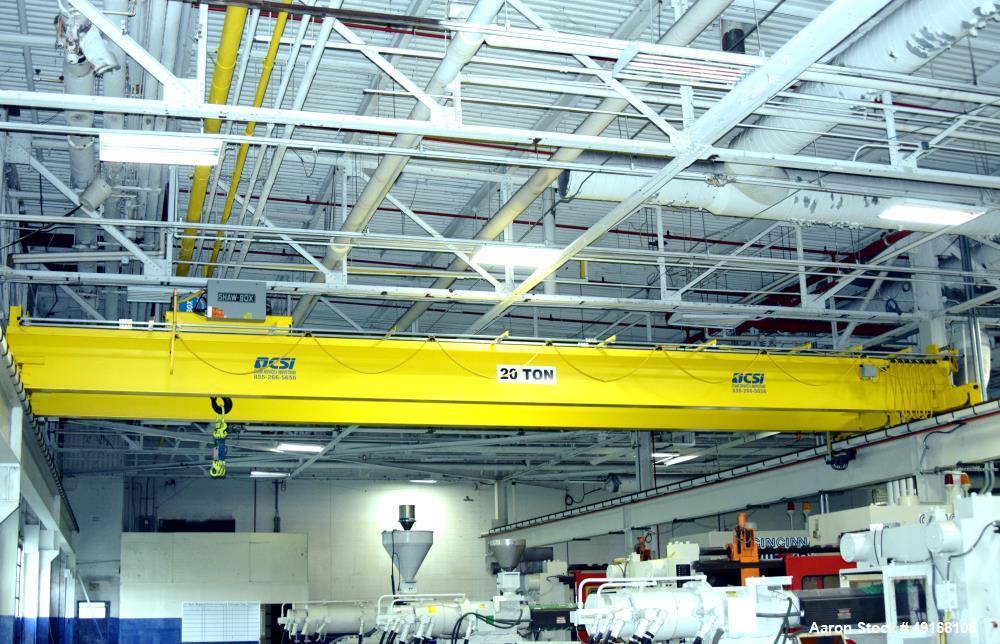 Used CSI Crane Service & Inspection Bridge Crane, 20 Ton Capacity. Ap
