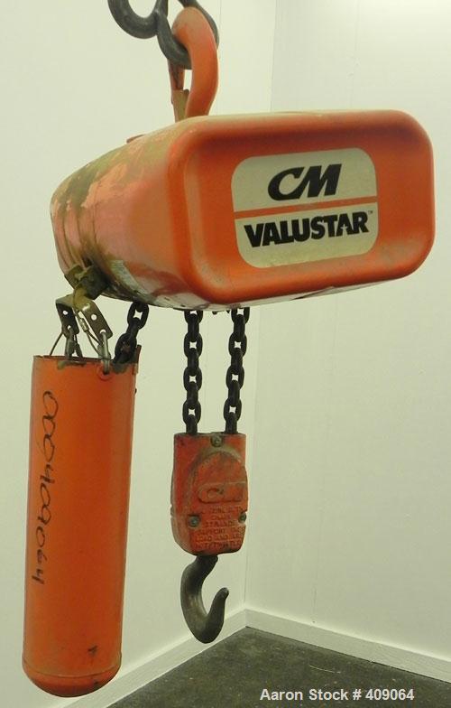 Used CM (Columbus McKinnon) Valustar 2 Ton Electric Chain Hoist, Mode
