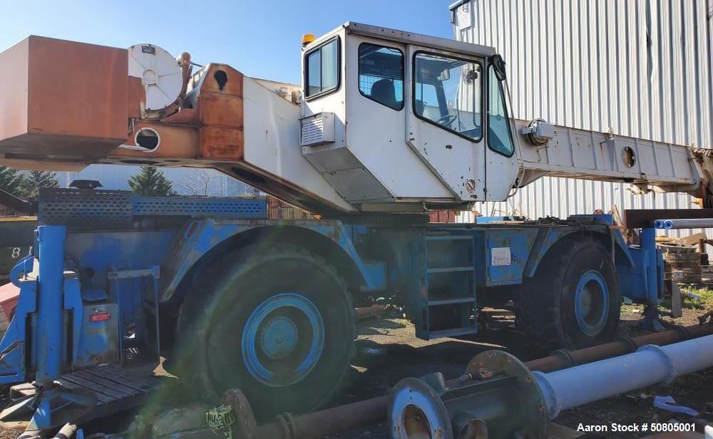 Used Grove Rough Terrain Crane, Model RT635C. Rated 70,000 pounds (35