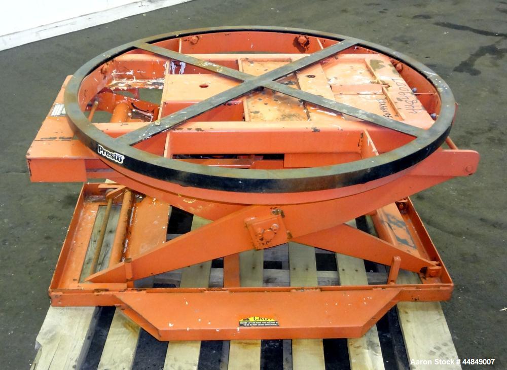 Used Presto Pallet Positioner, Model P3, Carbon Steel. 4,500 Pound ca