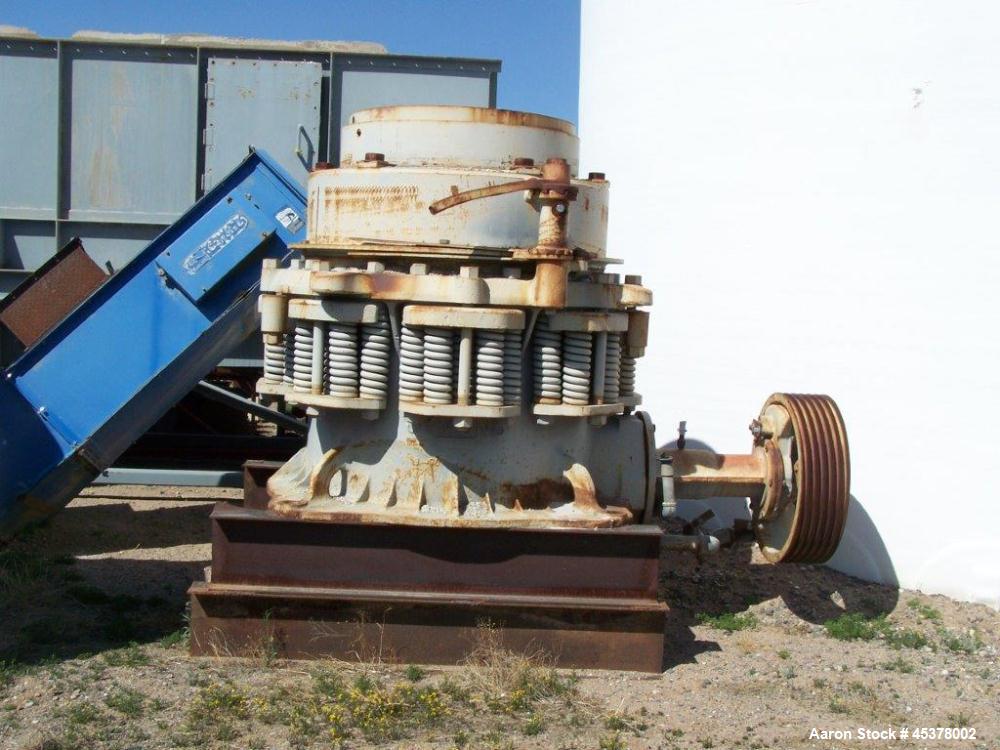 UsedNordberg Symons 3' Shorthead Cone Crusher. Includes oil pump and