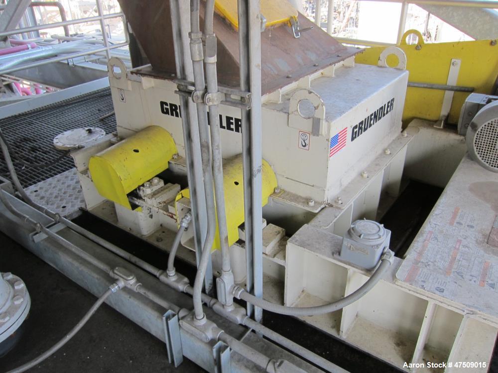 Used Simplicity Gruendler Double Roll Crusher, Model 24 X 36. Capacit