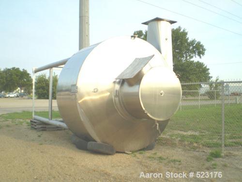 Unused-NEW: Stainless steel cyclone tank, 10' diameter x 25' overall