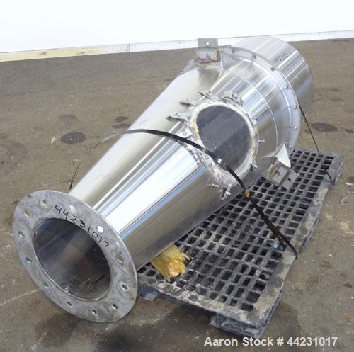 Used Cyclone Receiver, 316 Stainless Steel. Approximate 20" diameter