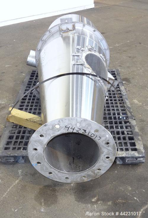 Used Cyclone Receiver, 316 Stainless Steel. Approximate 20" diameter