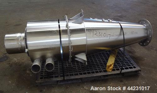 Used Cyclone Receiver, 316 Stainless Steel. Approximate 20" diameter