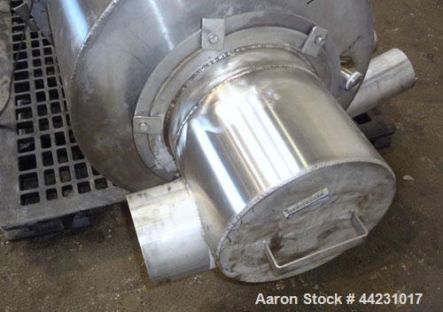 Used Cyclone Receiver, 316 Stainless Steel. Approximate 20" diameter