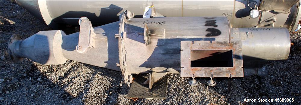 Used Van Tongeren Regenerator Cyclone, 304 Stainless Steel. Approxim