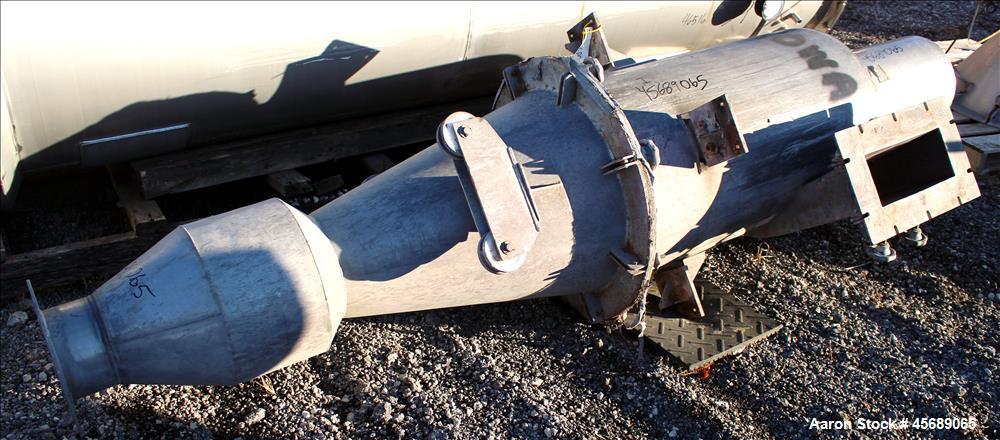 Used Van Tongeren Regenerator Cyclone, 304 Stainless Steel. Approxim