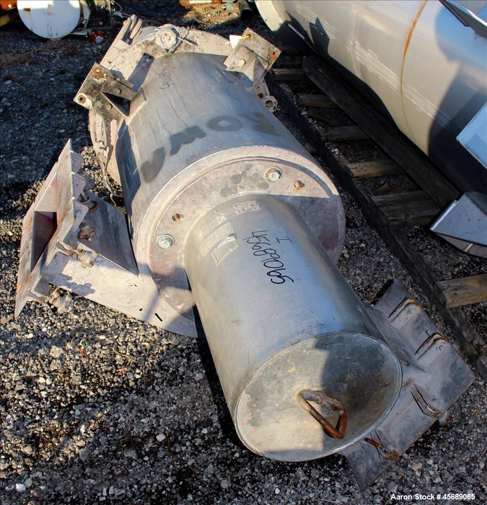 Used Van Tongeren Regenerator Cyclone, 304 Stainless Steel. Approxim