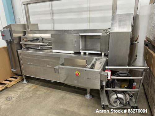 Used Johnson Model CJ-9200 Industrial Dual Chamber Cheese Shredder. C