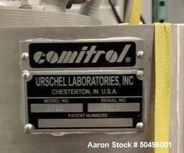 Used Urschel Comitrol 1700. Complete with motor and control panel. Bu