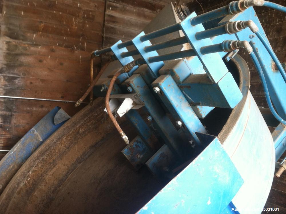 Used Ferro-Tech 6' Diameter x 18" Deep Pan Disc Agglomerator, carbon