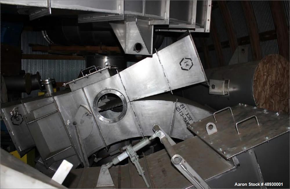Unused- GEA Barr Rosin P-Type / Feed-Type Ring Dryer, Open Circuit, 2
