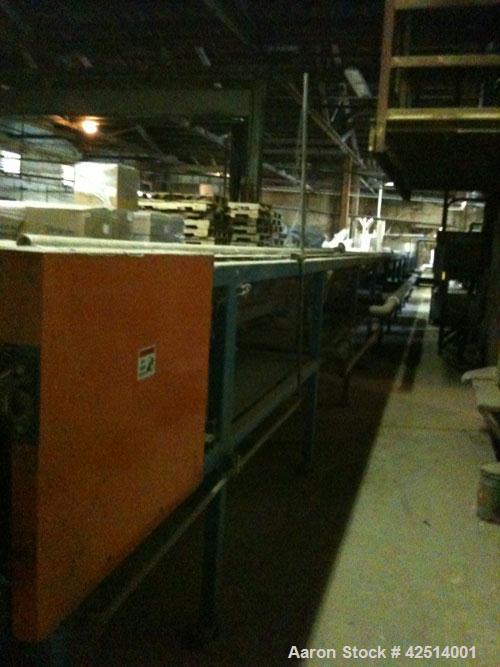 UsedSandvik Belt Cooler, 59" wide x 122' long, stainless steel.