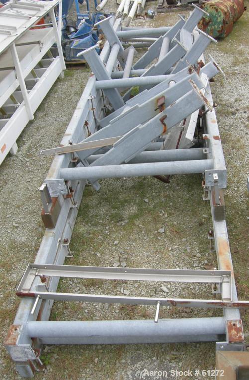 Used- Sandvik Belt Cooler, Stainless Steel. 32" W